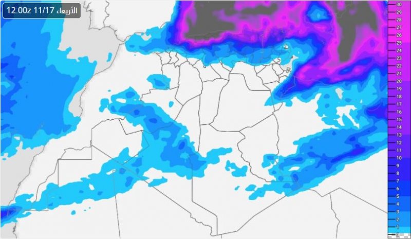The beginning of the week .. a new depression affecting Algeria ...