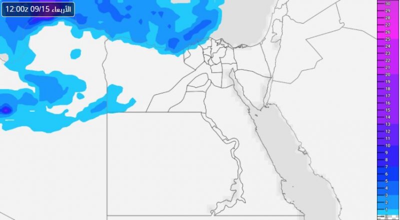 Egypt | Scattered showers of rain on parts of the northern coasts ...